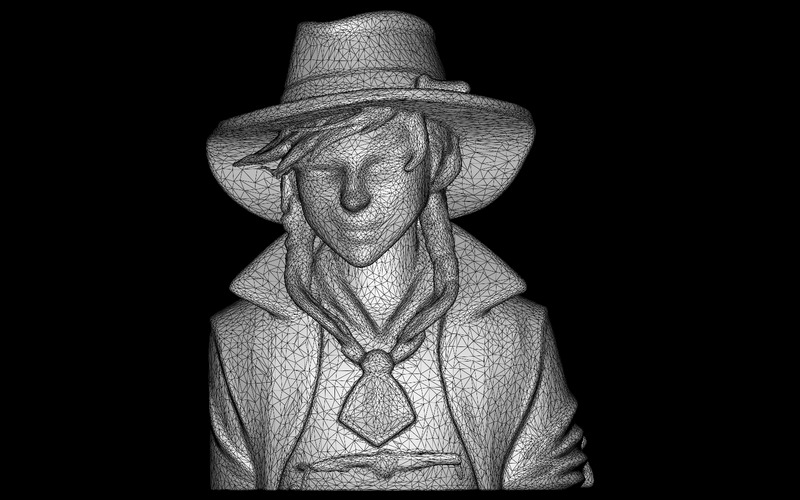 Cowboy Character Bust Free 3D Model #508634 - TemplateMonster