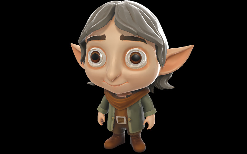 RealmCraft Chronicles: Fantasy Character Collection 3D Model