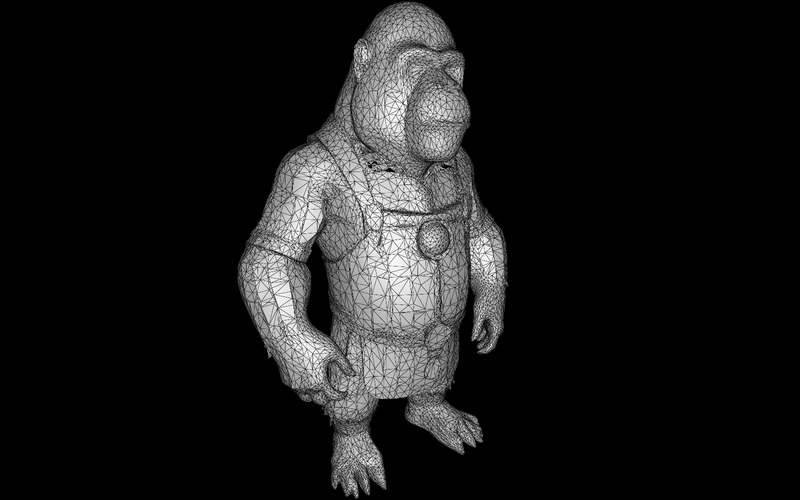 Primal Monarchs: Apex Primate Warriors Collection 3D Model
