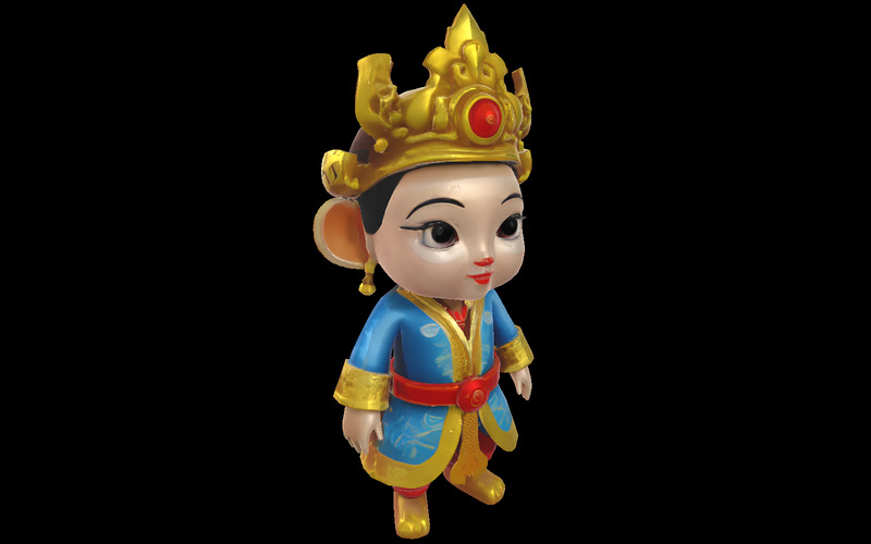 RealmCraft Chronicles: Fantasy Character Collection 3D Model