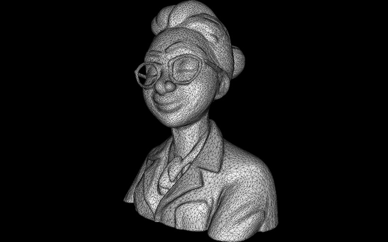 Professional Bust Sculpture 3D Model - TemplateMonster