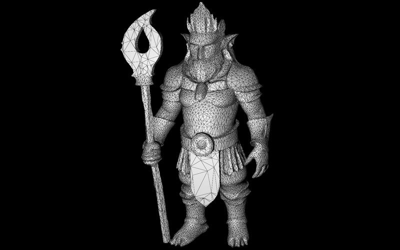 Primal Monarchs: Apex Primate Warriors Collection 3D Model