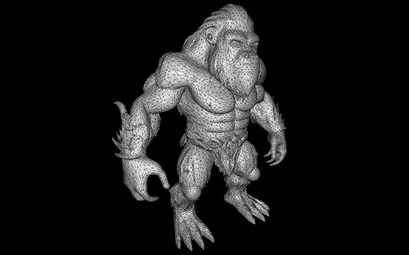 Primal Primates: Evolved Ape Character Collection 3D Model