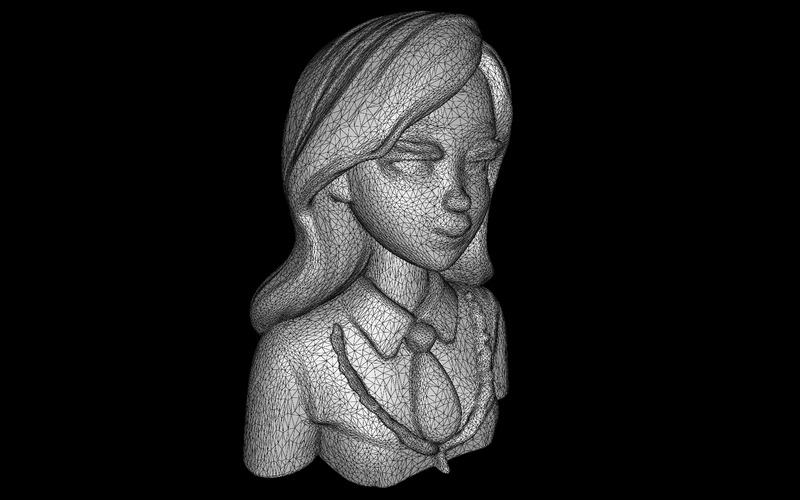 Modern Muse Bust Free 3D Model #508631 - TemplateMonster