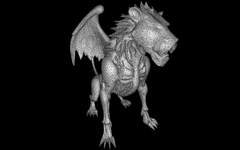 Mythical Creatures Collection: Fantasy Beasts Pack 3D Model