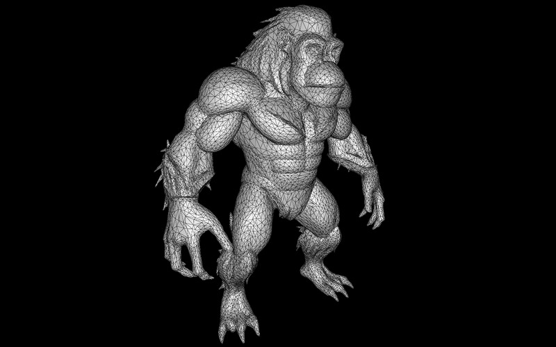 Primal Primates: Evolved Ape Character Collection 3D Model