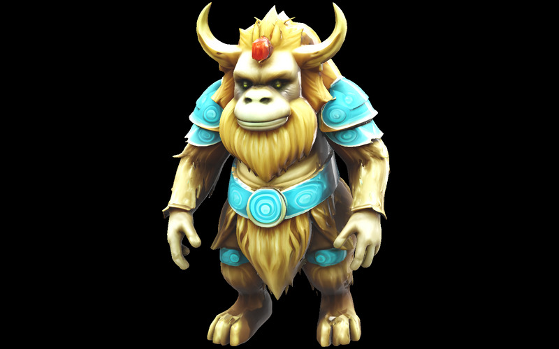 Primal Monarchs: Apex Primate Warriors Collection 3D Model