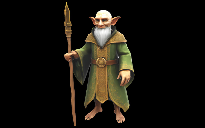 RealmCraft Chronicles: Fantasy Character Collection 3D Model