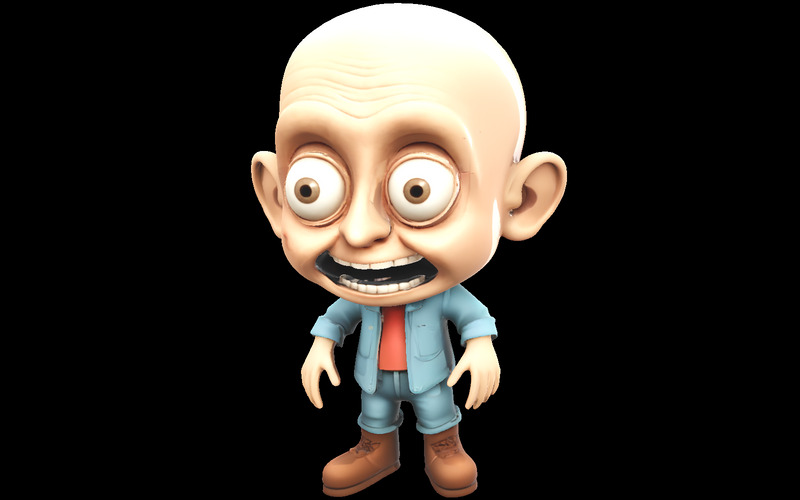 Friendly Fantasy & Quirky Zombie Characters Collection 3D Model
