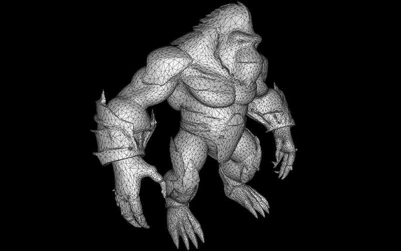 Primal Monarchs: Apex Primate Warriors Collection 3D Model
