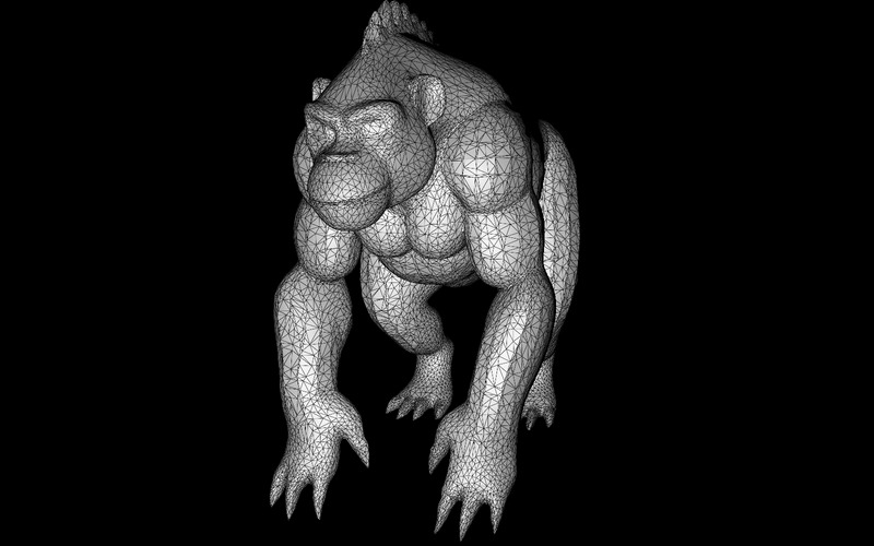 Primal Primates: Evolved Ape Character Collection 3D Model