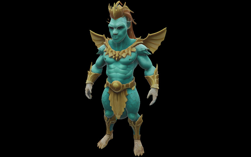 Mythical Creatures Collection: Fantasy Beasts Pack 3D Model