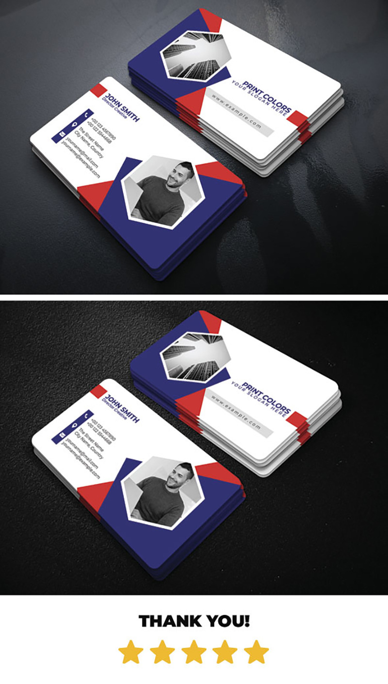 Business Card - Template Illustrator - TemplateMonster