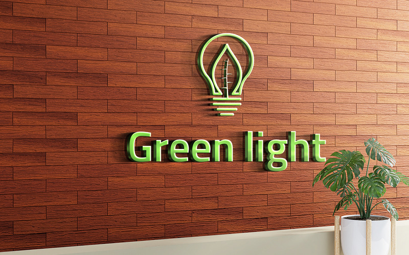 Green Light Logo Design Template #327460 - TemplateMonster