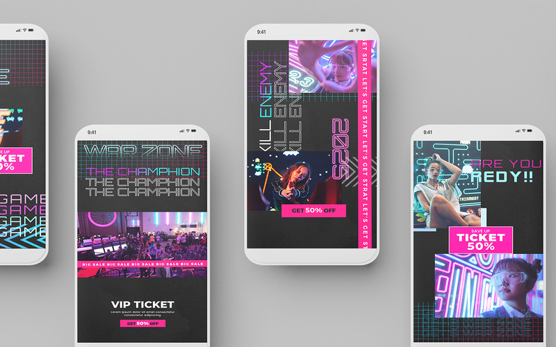 Gaming Instagram Post Template #339569 - TemplateMonster