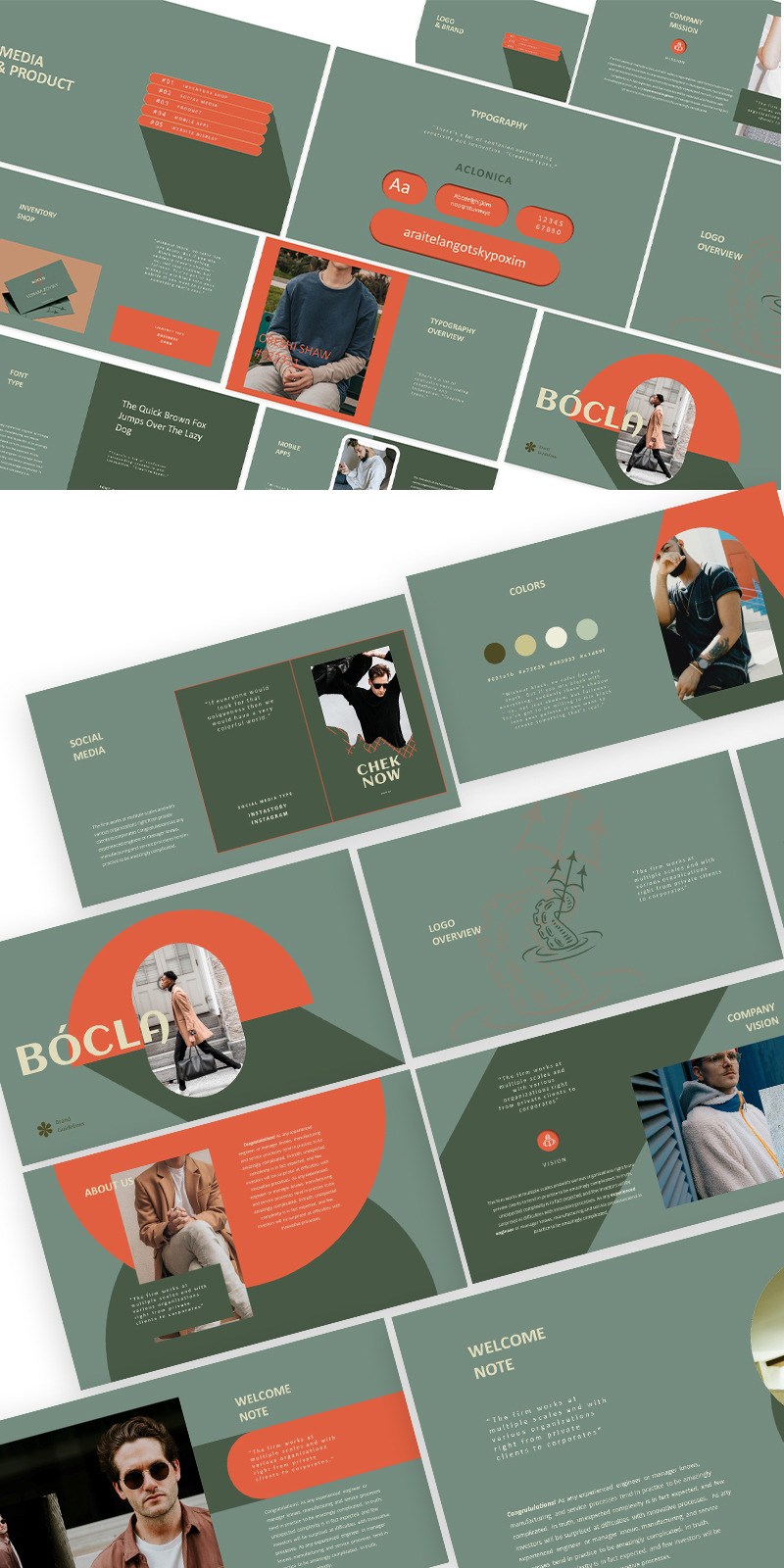 Bocla Brand Guidelines Powerpoint Template - TemplateMonster