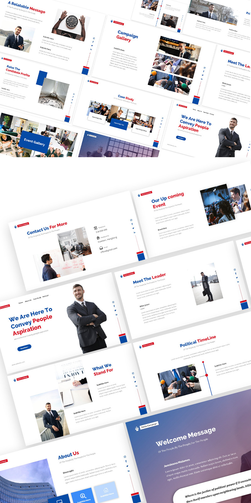 Political Party Google Slides Template - TemplateMonster