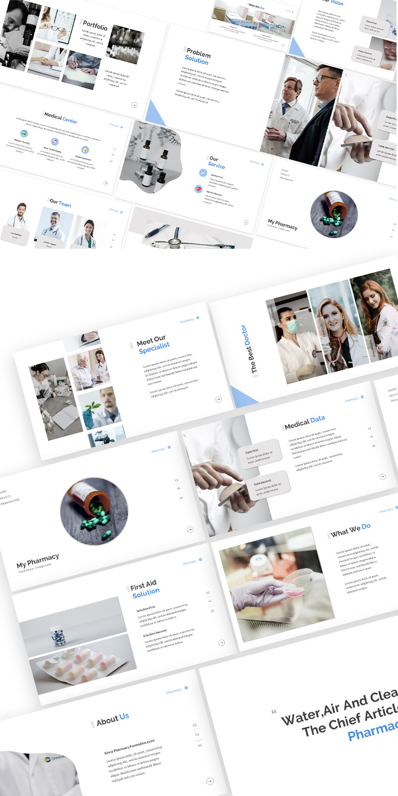 Pharmacy Google Slides Template #193233 - TemplateMonster