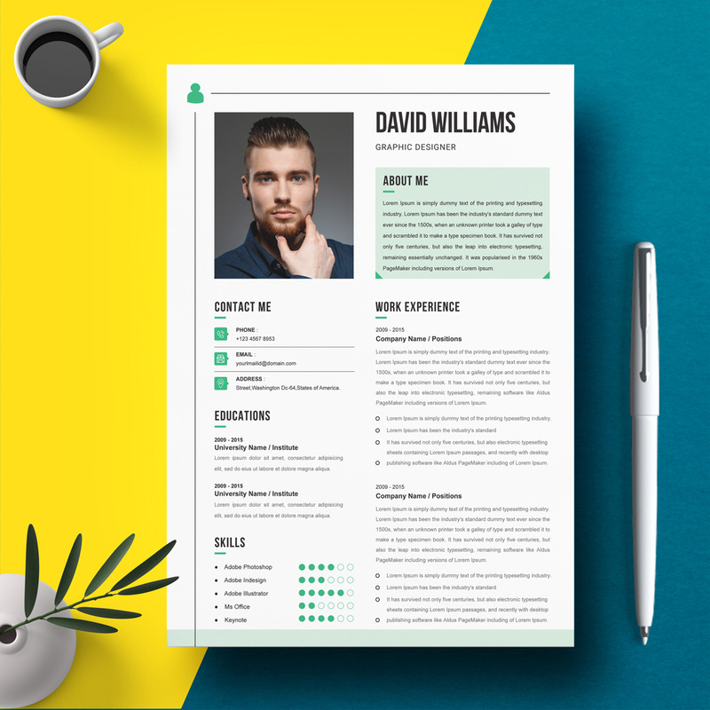 David Williams - Graphic Designer Resume - TemplateMonster