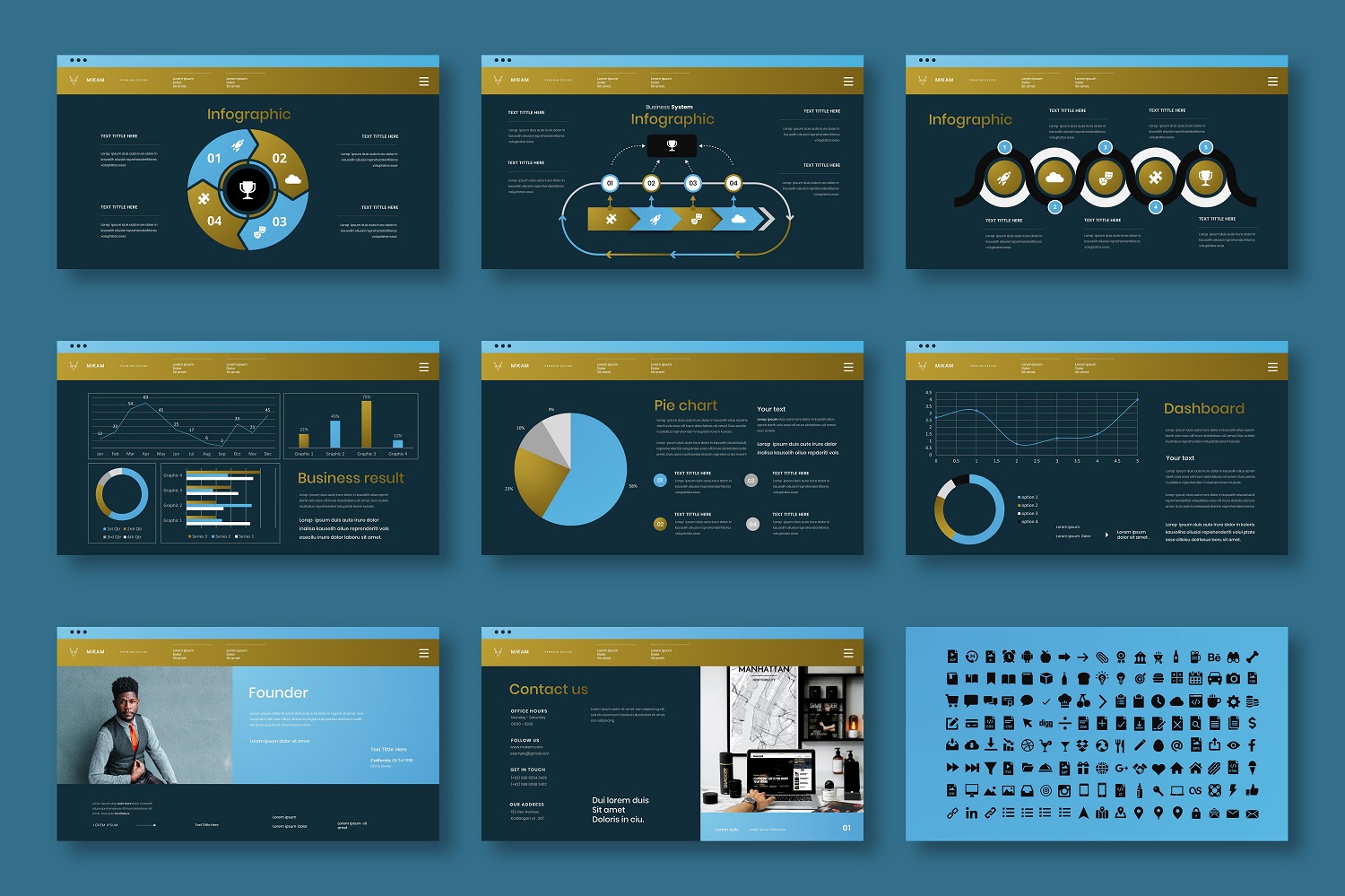 Mikam Business Google Slide Template