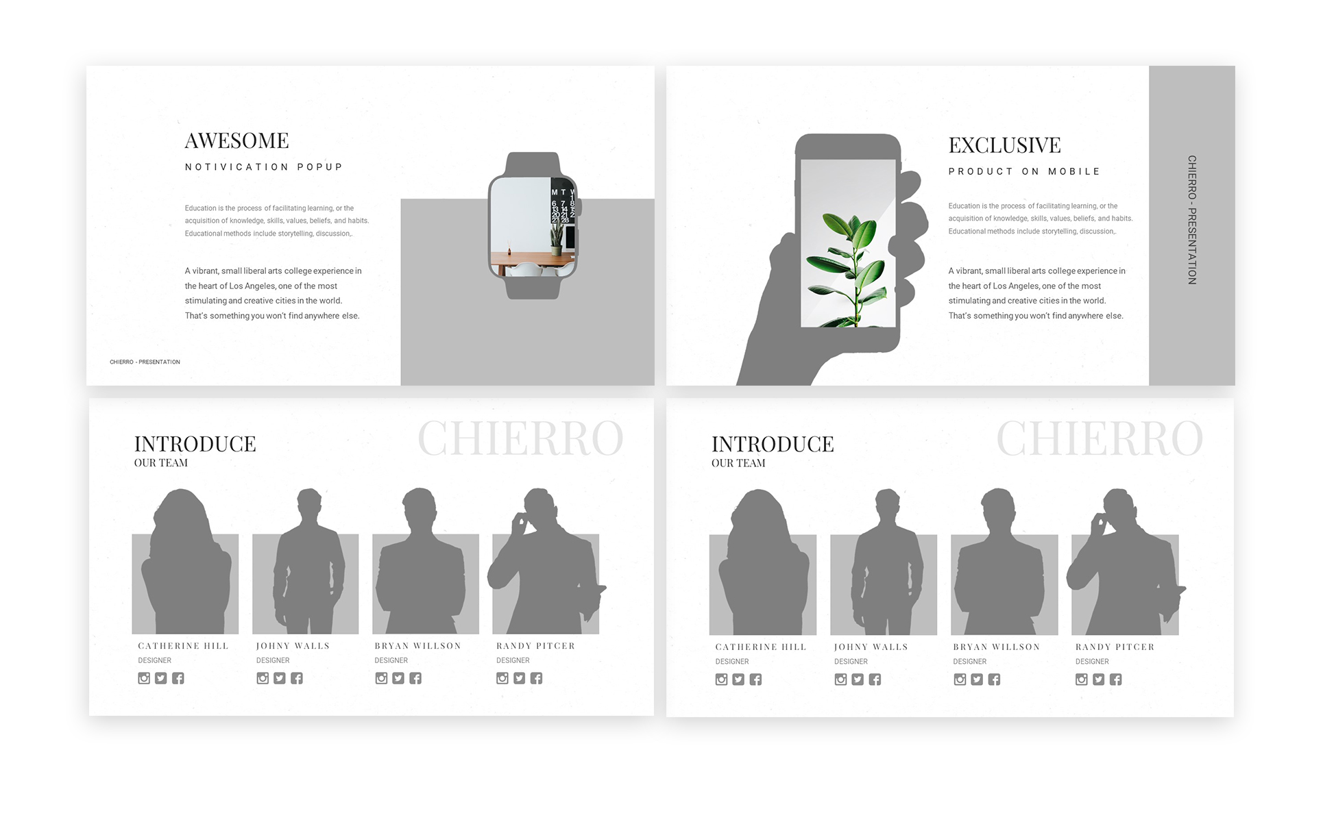 Chierro Creative Powerpoint Template