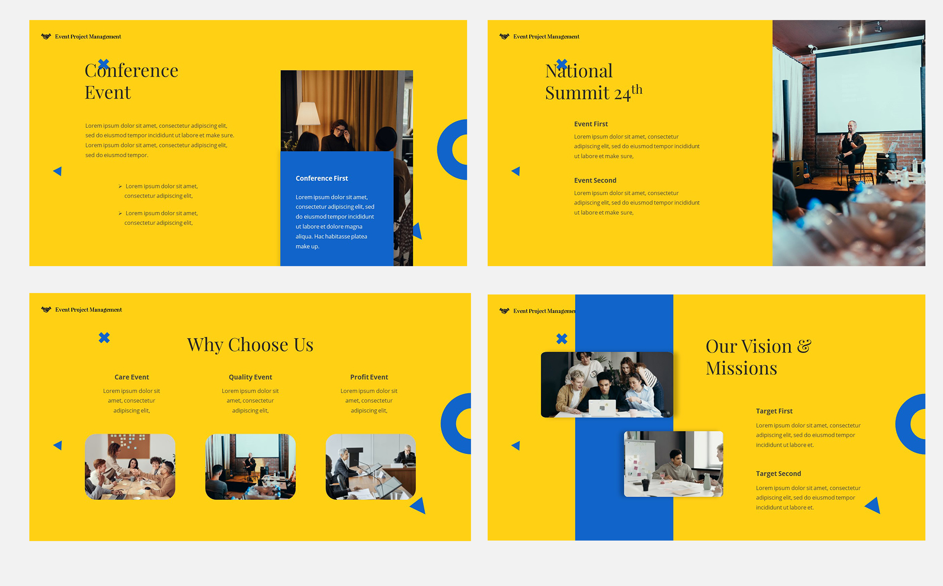 Event Project Powerpoint Template For 16