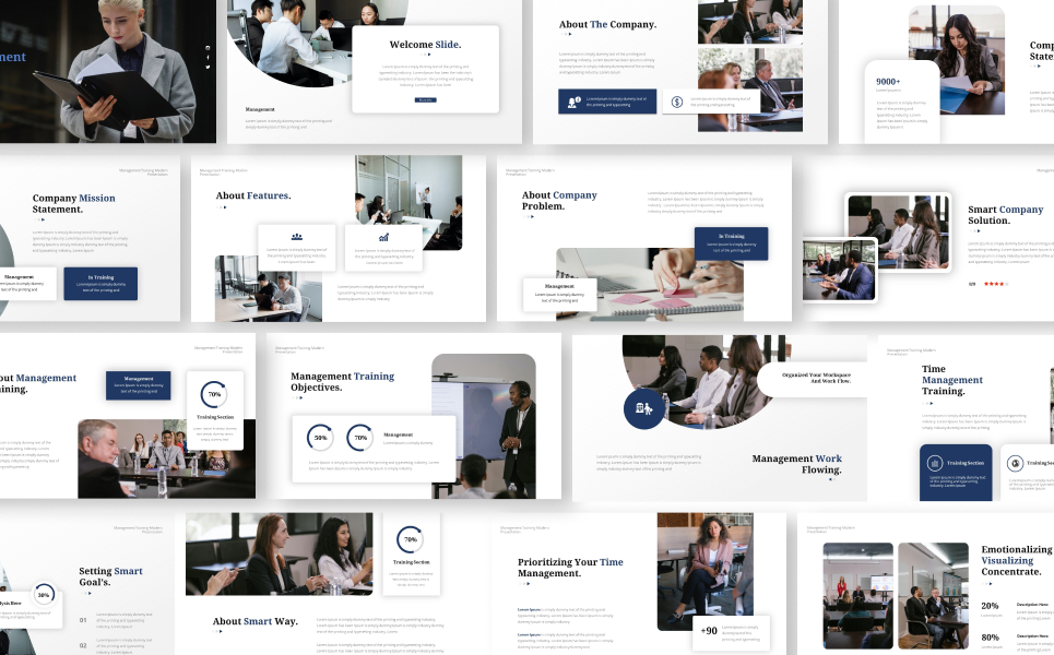 Time Management Training Powerpoint Presentation Template For 21