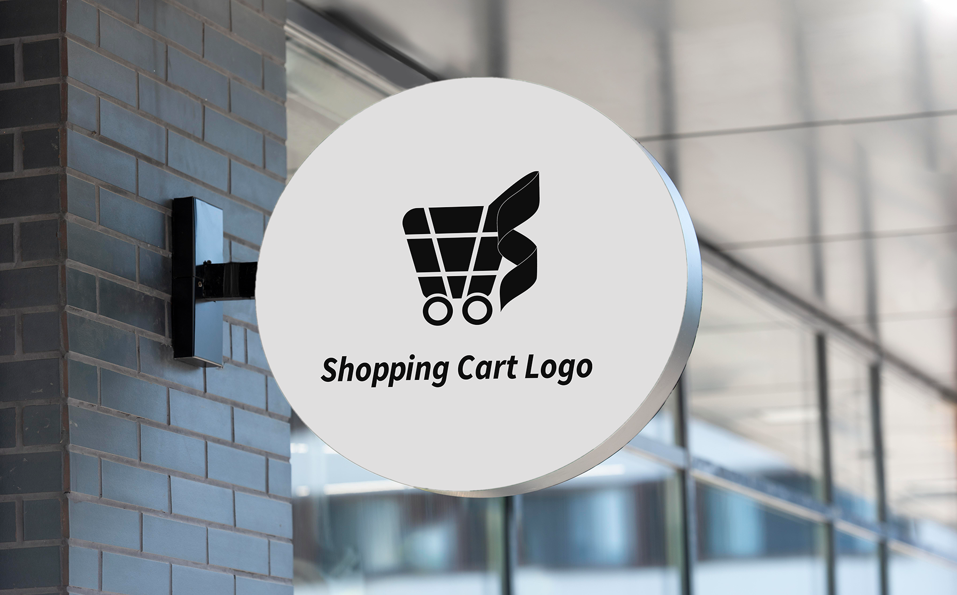 Shopping Cart Logo With Several Colors