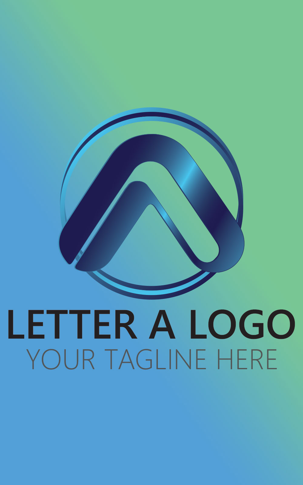 A Letter Logo Design For A Business