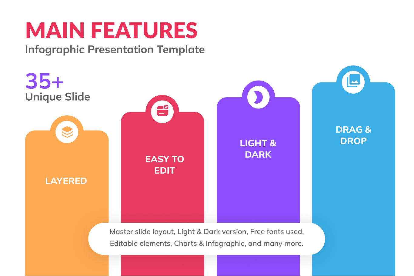 Colorful Infographic Pack PowerPoint Template