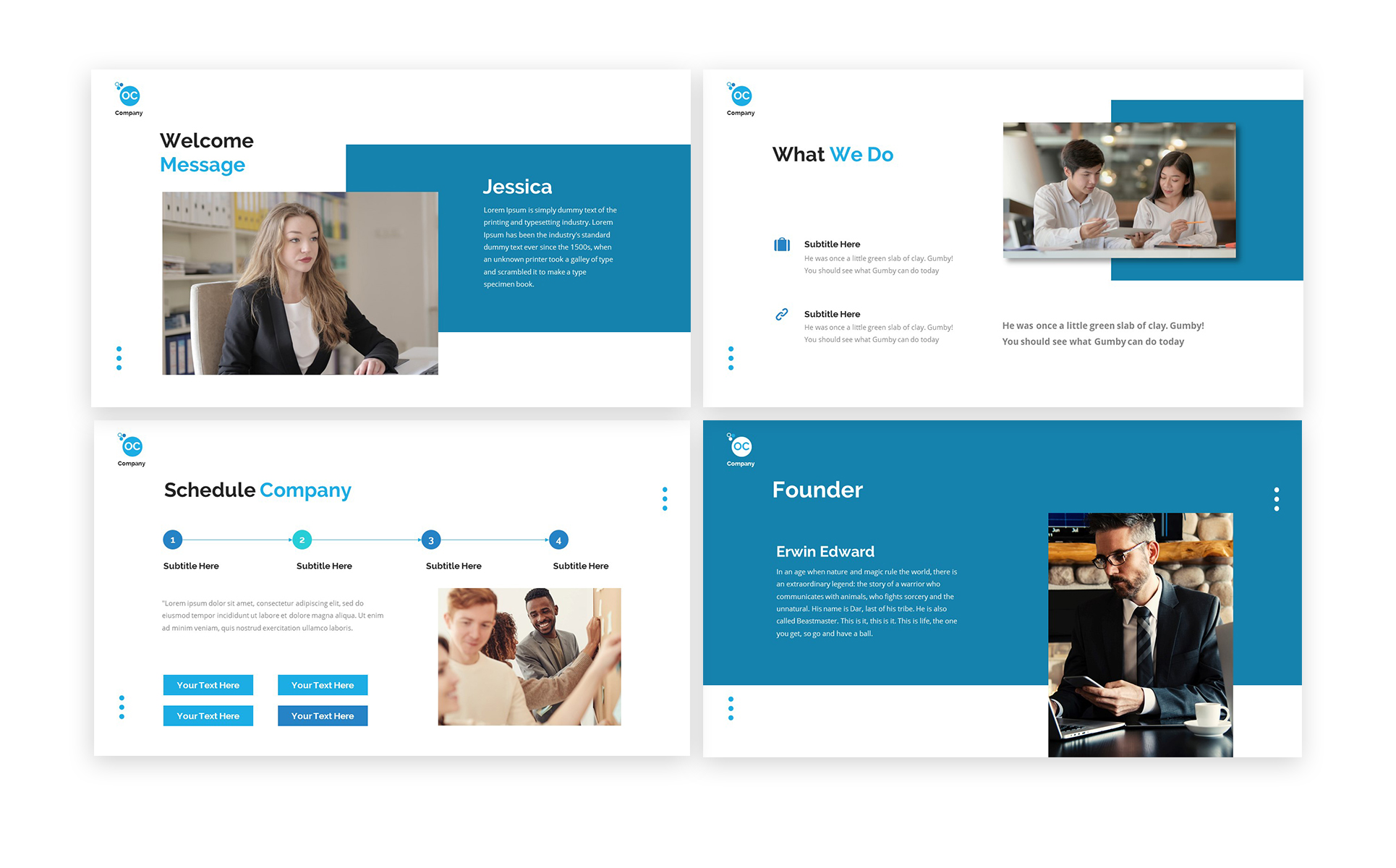 Business Solution Powerpoint Template